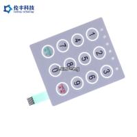 China PET Polyester Membrane Switch Keyboard 35V DC 100mA High Durability Industrial Control Panel for sale