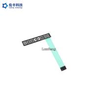 China PET Autotype Metal Dome Membrane Switch Matte Surface Panel 35V 100mA for sale