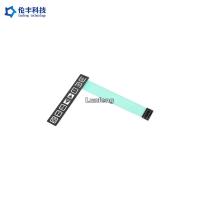 China PET Autotype Metal Dome Membrane Switch Matte Surface Panel 35V 100mA for sale