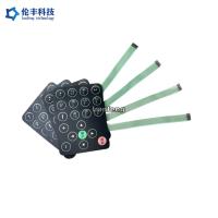 China Custom PET Membrane Switch Keypad IP65 Waterproof for Industrial Control 2-35 inch for sale