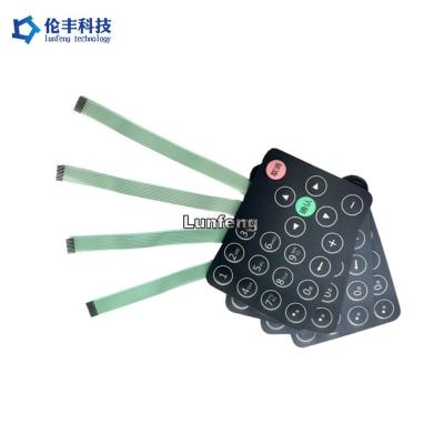 China Telclado numérico modificado para requisitos particulares ANIMAL DOMÉSTICO del interruptor de membrana del diseño para el control industrial en venta
