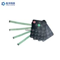 China Custom PET Membrane Switch Keypad IP65 Waterproof for Industrial Control 2-35 inch for sale