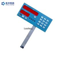 China Custom LCD Window Flat PET Membrane Switch with LED Backlight - 5 Million Cycle Life, -40°C to +80°C Operating Range for sale