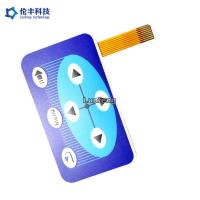 China Customized Flat Membrane Switch with Flexible Circuit and Connector - 5 Million Cycle Life, -40°C to +80°C Operating Range for sale