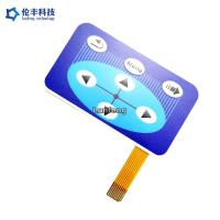 China Customized Flat Membrane Switch with Flexible Circuit and Connector - 5 Million Cycle Life, -40°C to +80°C Operating Range for sale