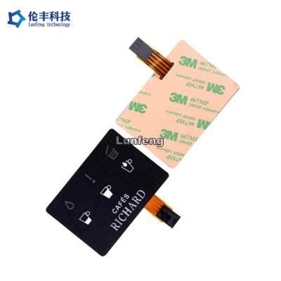 Китай Пульт управления касания цепи переключателя мембраны FPC машины кофе плоский продается