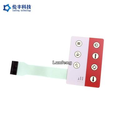 China Painel de controle liso do toque da membrana do circuito de FPC para a máquina do café à venda