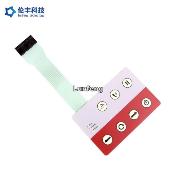 Customized Backlight Membrane Switch OEM Service Pantone Color