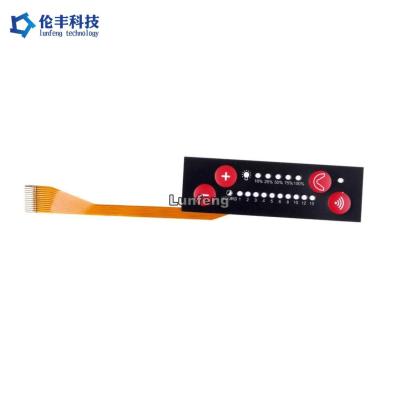 중국 3M468은 점착성 주도하는 멤브레인 스위치 감촉식 키패드 에프피씨 케이블을 세웁니다 판매용