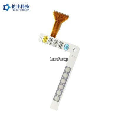 China Color de Matte Surface Waterproof RAL del interruptor de membrana del circuito LED de FPC en venta