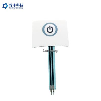 中国 カスタマイズされた男性の端の膜スイッチ キーパッドOEMサービス1ボタン 販売のため