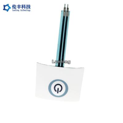 中国 カスタマイズされた男性の端の膜スイッチ キーパッドOEMサービス1ボタン 販売のため