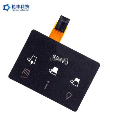 Китай Штейновая кнопочная панель переключателя мембраны FPC, переключатель мембраны ЛЮБИМЦА для каф продается