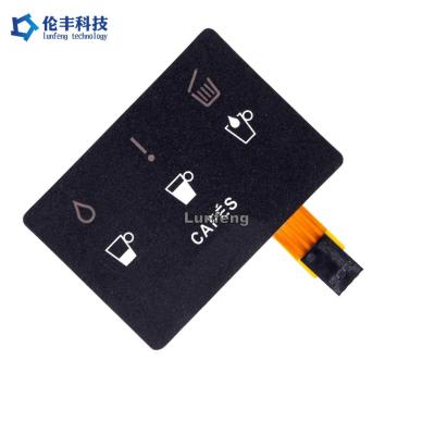 Китай Штейновая кнопочная панель переключателя мембраны FPC, переключатель мембраны ЛЮБИМЦА для каф продается