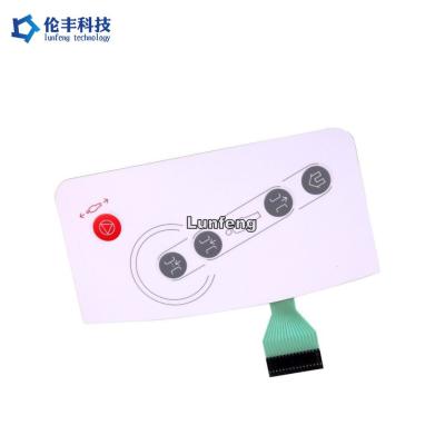 Китай Переключатель мембраны прозрачного окна плоский, переключатель мембраны прототипа продается