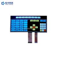 China Custom Size Non Tactile Flat Membrane Keyboard with Silver or Copper Circuit Options for sale