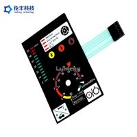 China LCD Window LED Membrane Keypad Silver Circuit Membrane Switch Custom Sizes 1.0mm Pitch for sale
