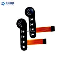 China FPC Circuit LED Membrane Switch Keypad 0.5mm Pitch Custom Size 3M Adhesive for sale