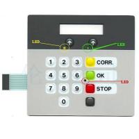 China PET White Membrane Keypad with LED IP65 Protection 1 Million Cycles for sale
