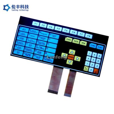 Durable Customized Flat Membrane Switch with Laser Engraving 1 Million Cycles