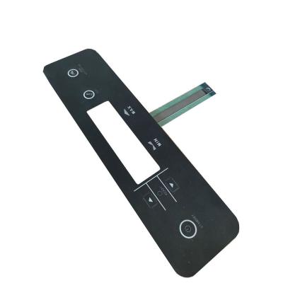 Customized PVC Material Metal Dome Membrane Switch with Contact Rating of 50mA/50V DC and Matte Surface