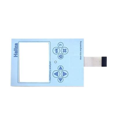 China Customized PVC Material Metal Dome Membrane Switch with Contact Rating of 50mA/50V DC and Matte Surface for sale