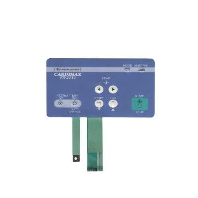 China Durable Flat Membrane Switch Equipped with Overlay PC 0.175mm and Driver Voltage 3v Providing User Interface Solutions for sale