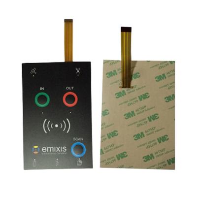 China Home Appliance LED Membrane Keypad Offering Tactile Or Non tactile Switchtype and Silkscreen Printing Process for User Interface Solutions for sale