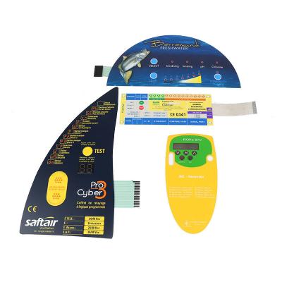 China Home Appliances PET Membrane Switch Incorporating Led Current 20mA Durable Solution for Industrial Medical Control Panels for sale