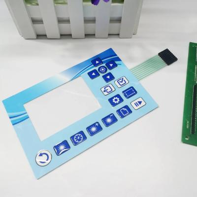 China Machine Control Membrane Keypad Key Type Membrane Durable Customized Solutions for Industrial Automation Panels for sale