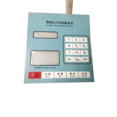 産業用白色LED膜キーボード IP65 保護レベルと100万回寿命