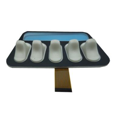 China Silk Screen Printing Electrical Membrane Switch with Black Connector Providing Durable and Responsive Control Interfaces for sale