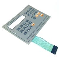 China Custom PET Tactile Membrane Switch Keyboard with Silk Screen Printing and 3M Adhesive for sale