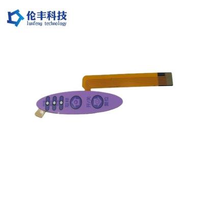 China Computer Keyboard FPC Membrane Switch with Screen Printing or Digital Printing and Customized Membrane Switch Overlay for sale