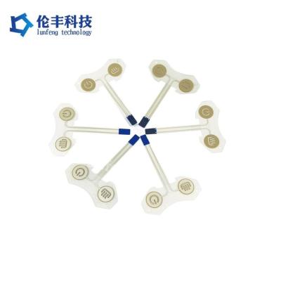 China 1.5mm Pitch PET LED membrana de teclado para el control avanzado en venta