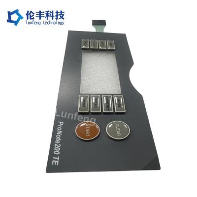 China teclado de membrana de material PET para un rendimiento óptimo y durabilidad en el entorno industrial en venta