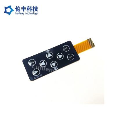 Cina Tastiera a membrana con sovrapposizione di circuito stampato flessibile per una digitazione durevole e reattiva in vendita