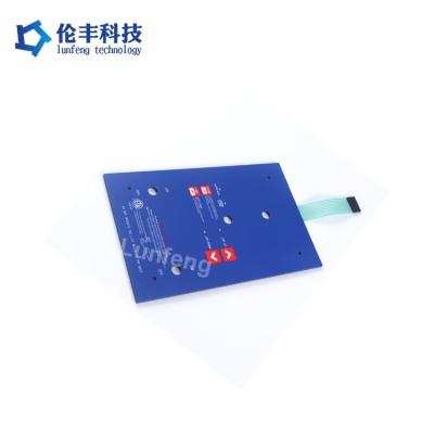 Cina Tastiera medica a membrana piatta con tensione nominale di 12 V di corrente continua e ampio range di temperatura di funzionamento in vendita