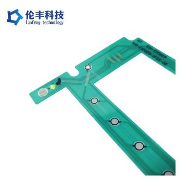 China Overlay PC 0175mm Flat Membrane Keyboard featuring Tactile or Non tactile Switchtype designed for input in harsh environments for sale