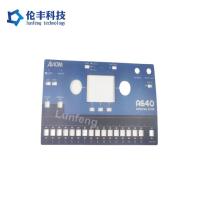 China Custom Membrane Switch Overlay 0.125-0.8mm with Nitto Adhesive for Industrial Keypad for sale