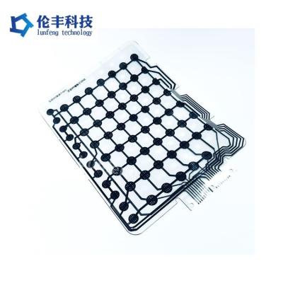China Control Panels Membrane Switch Overlay Dome Emboss with Overlay Color Pantone Or RAL-color Number Providing User Feedback for sale