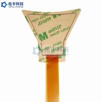 China Flat Tactile Dome Switch 5 Million Cycle Life 35V DC Waterproof Membrane Keypad with Custom Graphic Overlay for sale