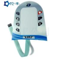 China Custom Flat Membrane Switch Control Panel with LED Overlay - 5 Million Cycle Life, -40°C to +80°C Temperature Range for sale
