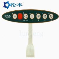 China Customized PET Membrane Switch LED EL Backlight Matte Glossy 4 Color Options for sale