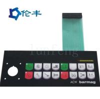 China LED Membrane Switch with Polydome Button - 35V DC, 5 Million Cycle Life, -40°C to +80°C Operating Range for sale
