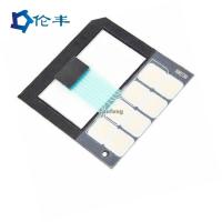 China PET Glossy Capacitive Membrane Keypad with LCD Window - 5 Million Cycle Life, -40°C to +80°C Operating Range for sale