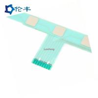 China Embossing Capacitive Membrane Keypad 3M9080 LED Control Panel Overlay with 5M+ Cycle Life and -40°C to +80°C Operating Range for sale