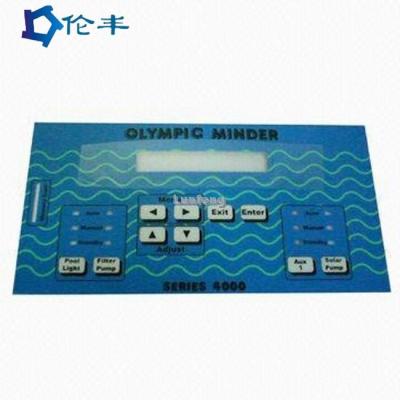 China Flat Pc Front Graphic Panel Overlay 3M Adhesive 3M467 3M468 for sale