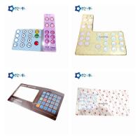 China Custom Graphic Panel Overlay with Tactile Buttons - 5 Million Cycle Life, -40°C to +80°C Temperature Range for sale