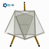 China 3.5 Inch 10-Point Resistive Touch Screen Panel with 4-Wire FPC Interface for Industrial Applications for sale